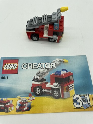 Lego Creator 6911 - Mini Fire Truck - 100% Complete with Instructions ...