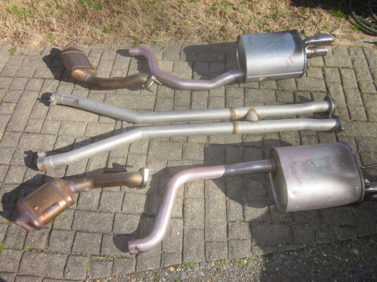 Used Original 2005-13 Chevy Corvette C6 LS3 GM Exhaust System Mufflers ...