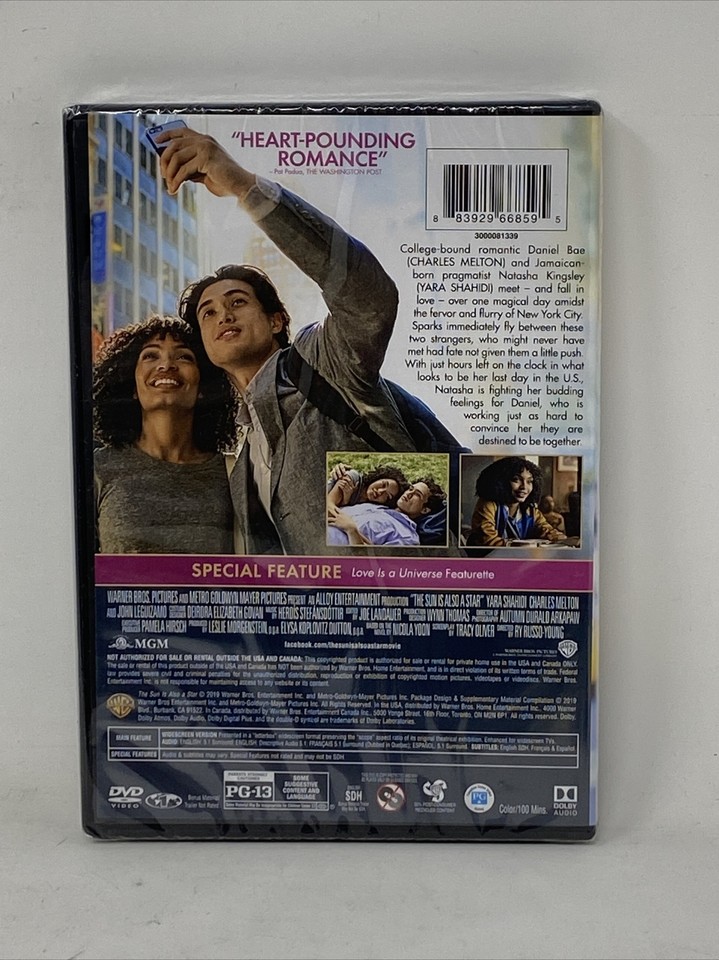 The Sun is Also a Star (DVD, 2019) - BRAND NEW | eBay