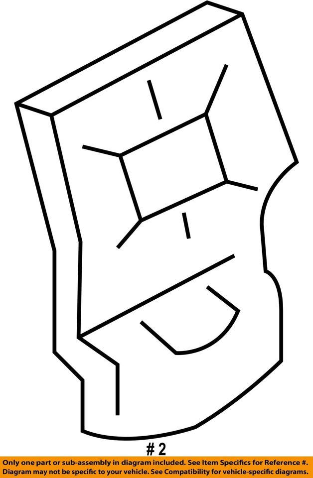 GM OEM 14-19 Sierra 1500 Rear Door Exterior Trim-Belt Molding Clip ...