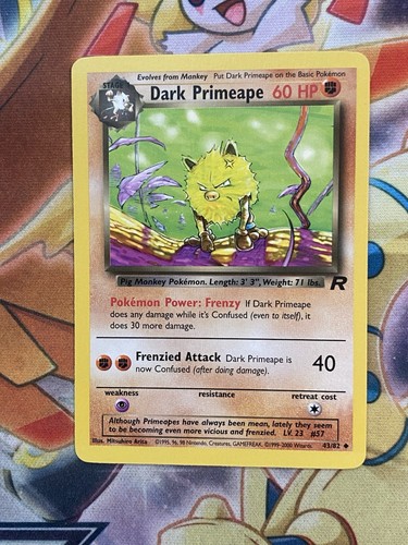 Pokemon Card - Team Rocket 43/82 - DARK PRIMEAPE (uncommon) - NM | eBay