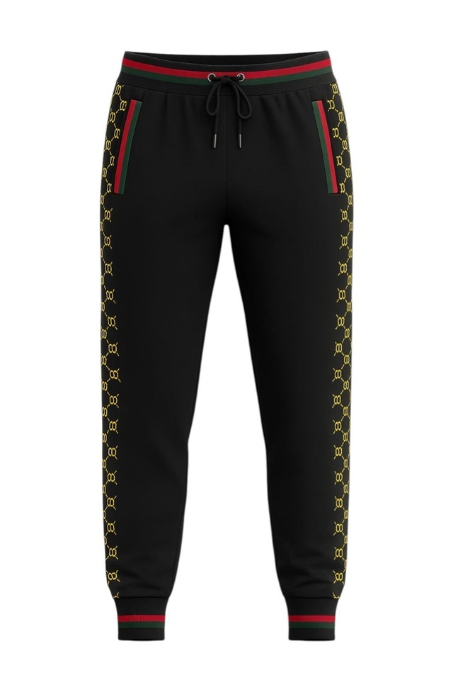 Men’s Designer Printed Tech Fleece Full Matching Jogging Suit Top ...