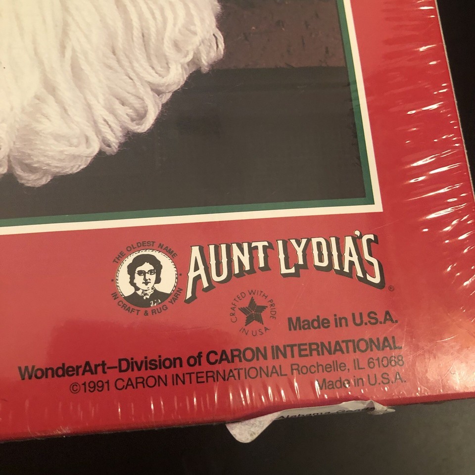WonderArt Christmas Santa Claus Holiday Art Kit #K131 Aunt Lydias Easy ...