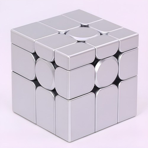 MoFang jiaoshi mirror cube 3x3 v2 silver bc core uv coated magic cube ...