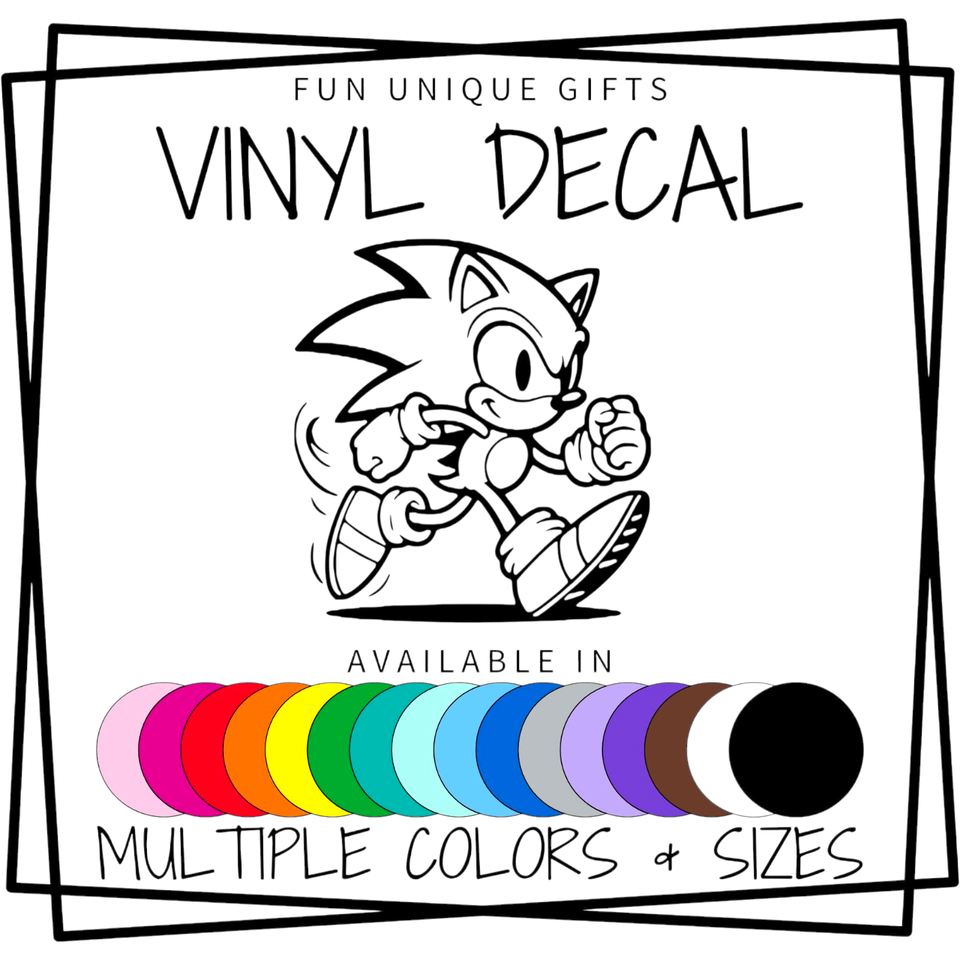 Sonic Vinyl Decal Sticker -Multiple Colors & Sizes- SHIPS FREE! | eBay