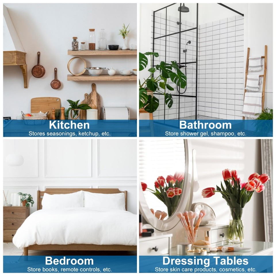 Hanging Wire Basket Shelves Utensil Drying Rack Rack Organizer | eBay UK