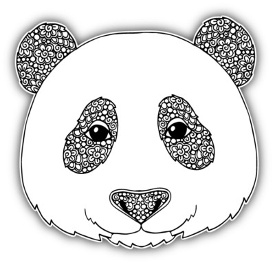 Funny Panda Head Car Bumper Sticker Decal - ''SIZES" | eBay