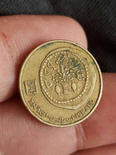 Israel 5 Agorot Brass Coins KM# 172 1983 - 2017 Date Palm free UK post ...