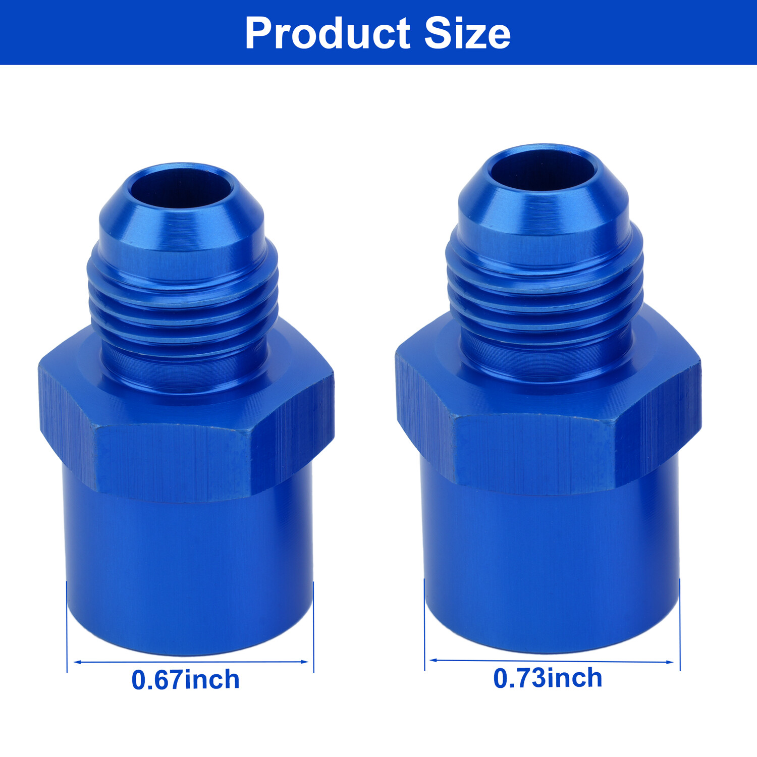 6AN Adapter Fitting Set For GM TBI Style (metric O-ring) Fuel Sending ...