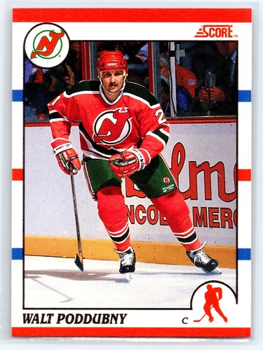 1990 Score American #278 Walt Poddubny Hockey New Jersey Devils | eBay