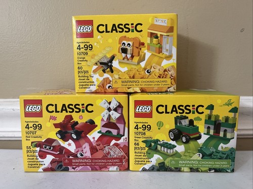 Lego classic lot of 3 new in box 10707-10708-10709 Sealed | eBay