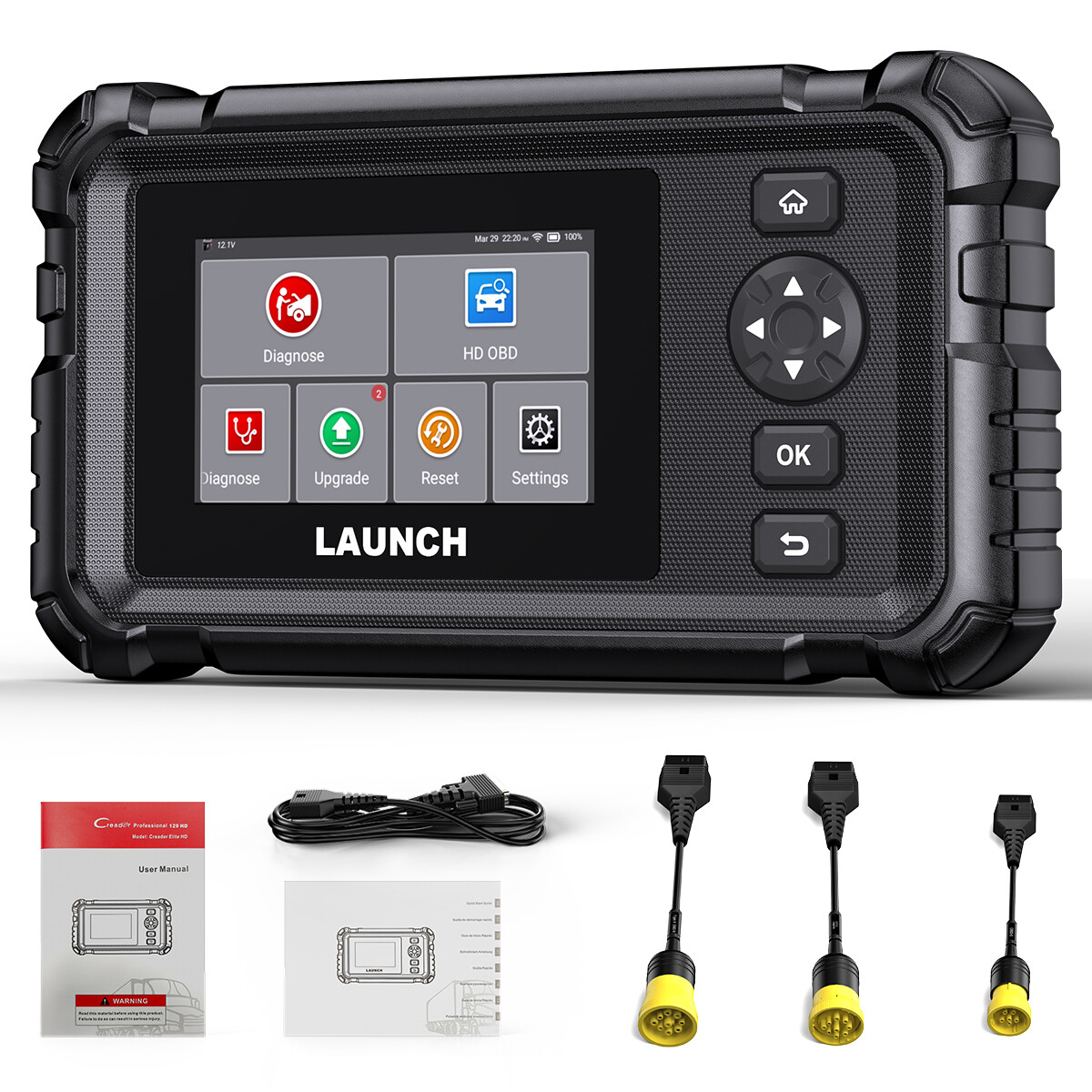 12V 24V OBD Scanner Code Reader for Diesel Trucks Speed Limit Adjust ...