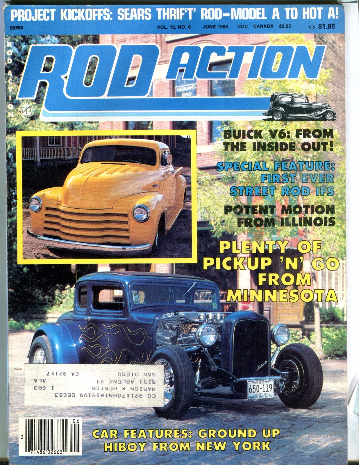 Rod Action Magazine June 1983 Buick V6 VG w/ML 030817nonjhe | eBay