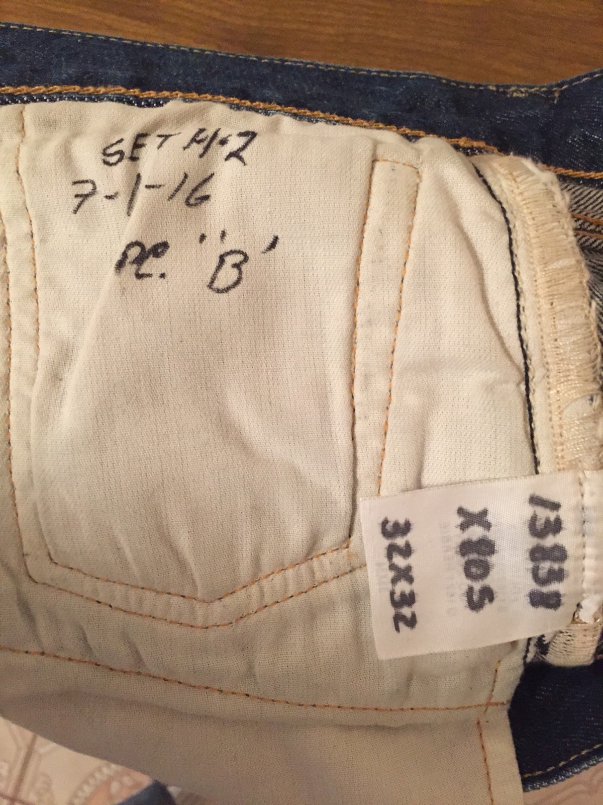 Vtg Deadstock Levis Sample Single Stitch Redline Rare 501s Jeans 501 36 ...