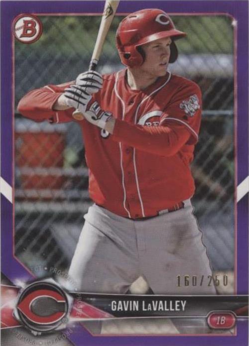 2018 Bowman - Prospects Gavin LaValley #BP119 Purple /250 (RC) for sale ...