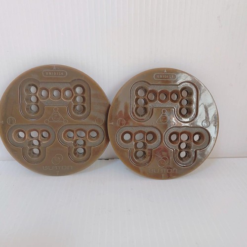 Burton Snowboard Bindings 3D Disc Plates - J Brown - New Condition | eBay