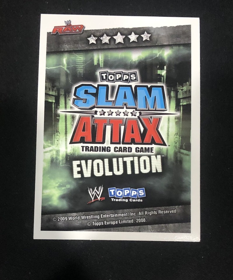 2009 Topps WWE Slam Attax Evolution Limited Edition John Cena Holo Foil ...