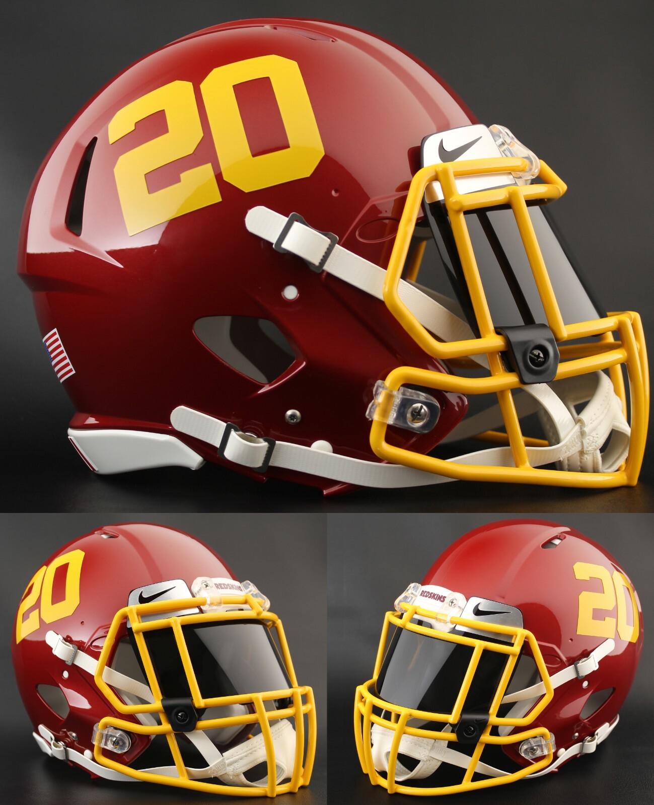 Football Stickers Redskins Football Helmet Decals Highest Quality 20 ...