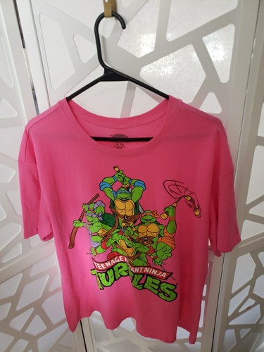 TMNT Nickelodeon Licensed size 2X Tee Hot Pink Teenage Mutant Ninja ...