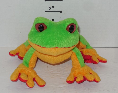 Ganz Webkinz Green Tree Frog 9" plush Stuffed Animal toy | eBay