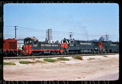 SOUTHERN PACIFIC-SP. EMD SW8 #1117. Industry (CA). Original Slide 1974 ...