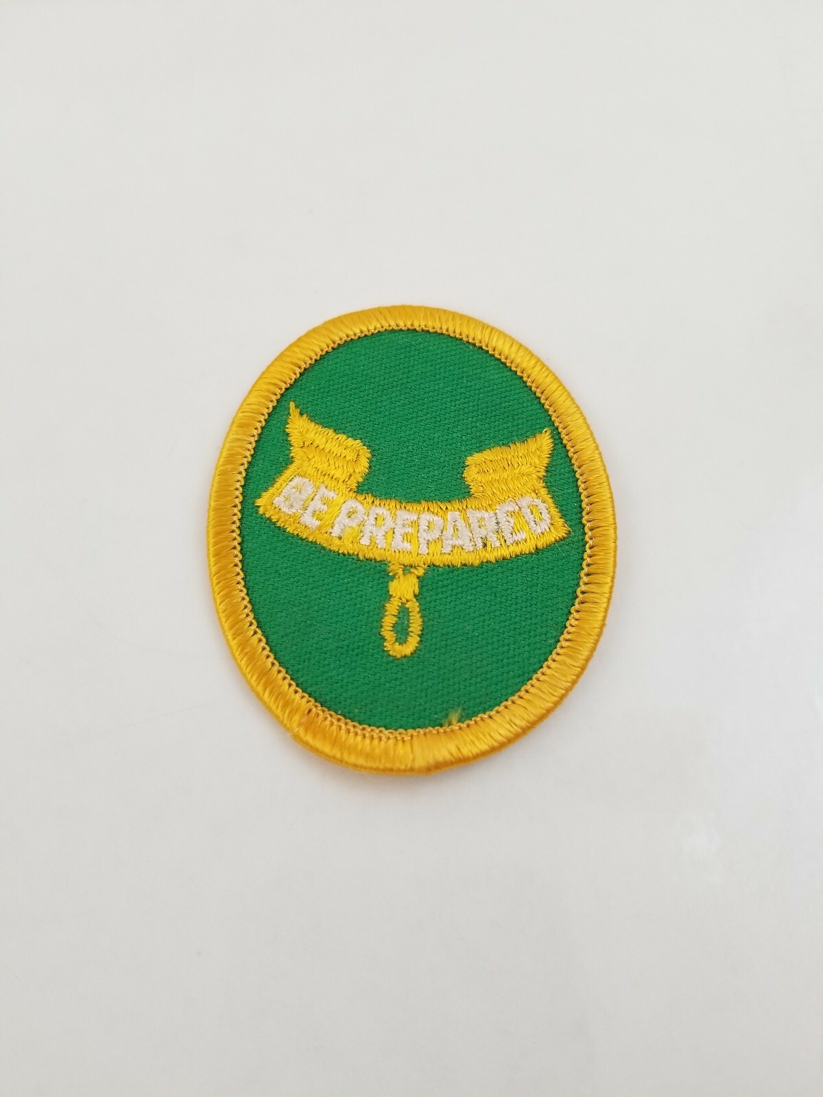 Boy Scout Second Class Be Prepared Patch Oval Green Background Gold ...