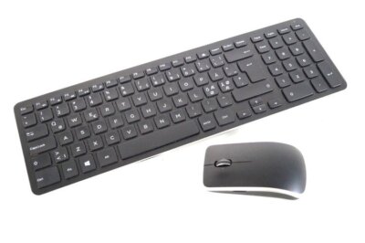 NEW Dell KM714 Wireless Keyboard Kit + WM51 Maus + OEM Aufkleber | eBay.de
