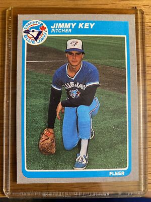 1985 Fleer Jimmy Key Rookie Card RC Toronto Blue Jays #110 NrMt | eBay