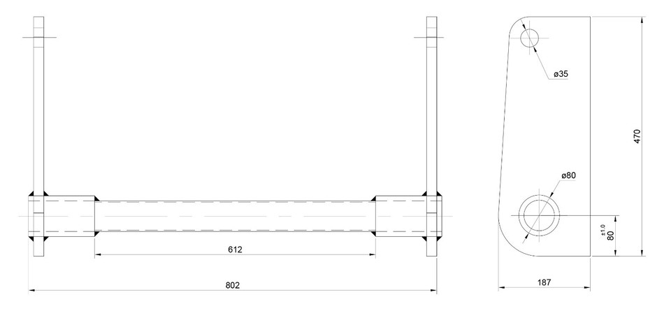 Manitou Loader Brackets Weld On Type Telescopic Quick Attachment Inc ...