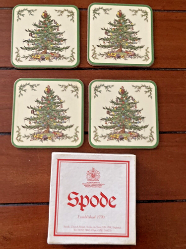 4 New! Spode Christmas Coasters | eBay