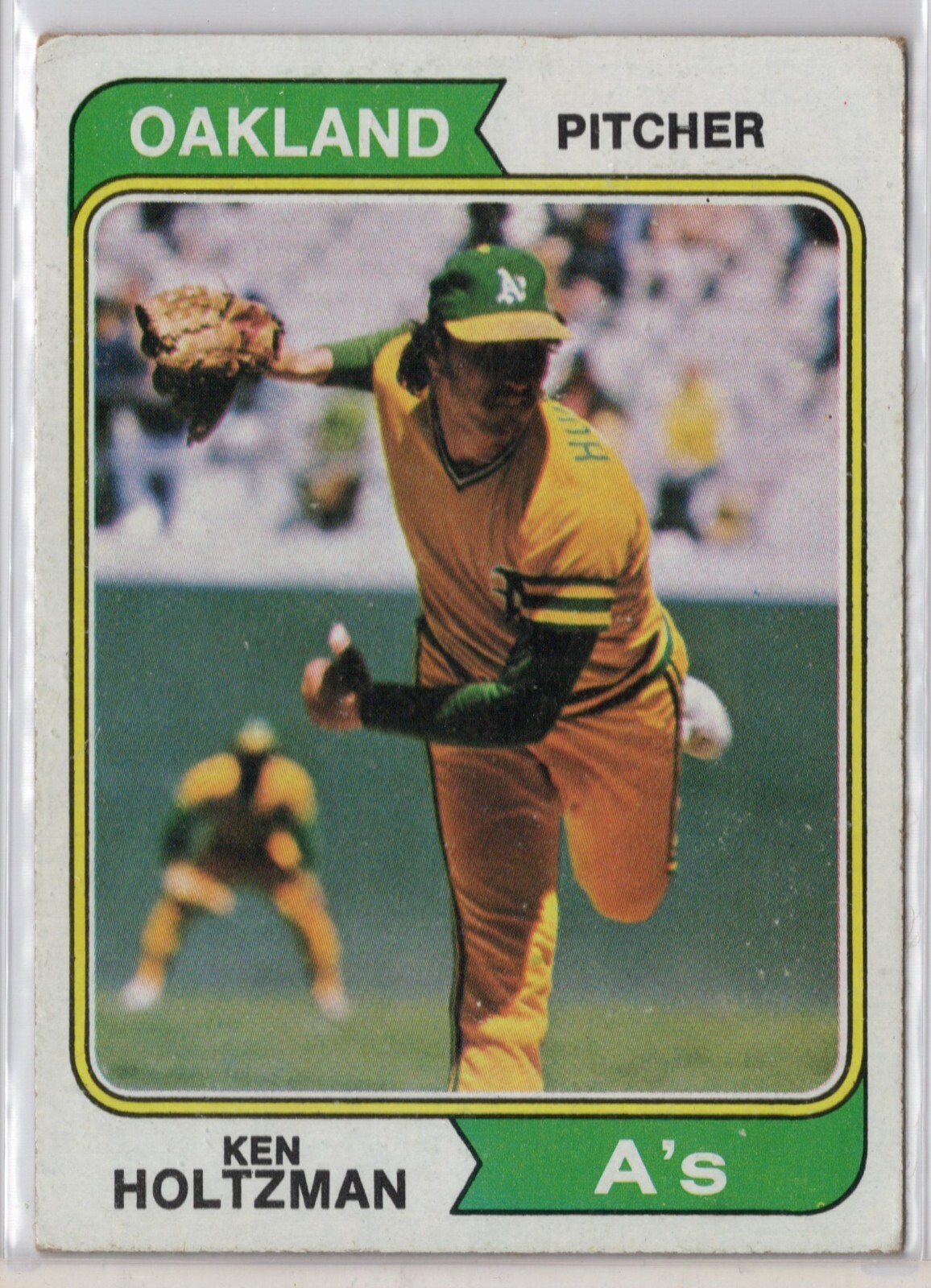 1974 TOPPS #180 KEN HOLTZMAN - OAKLAND ATHLETICS | eBay
