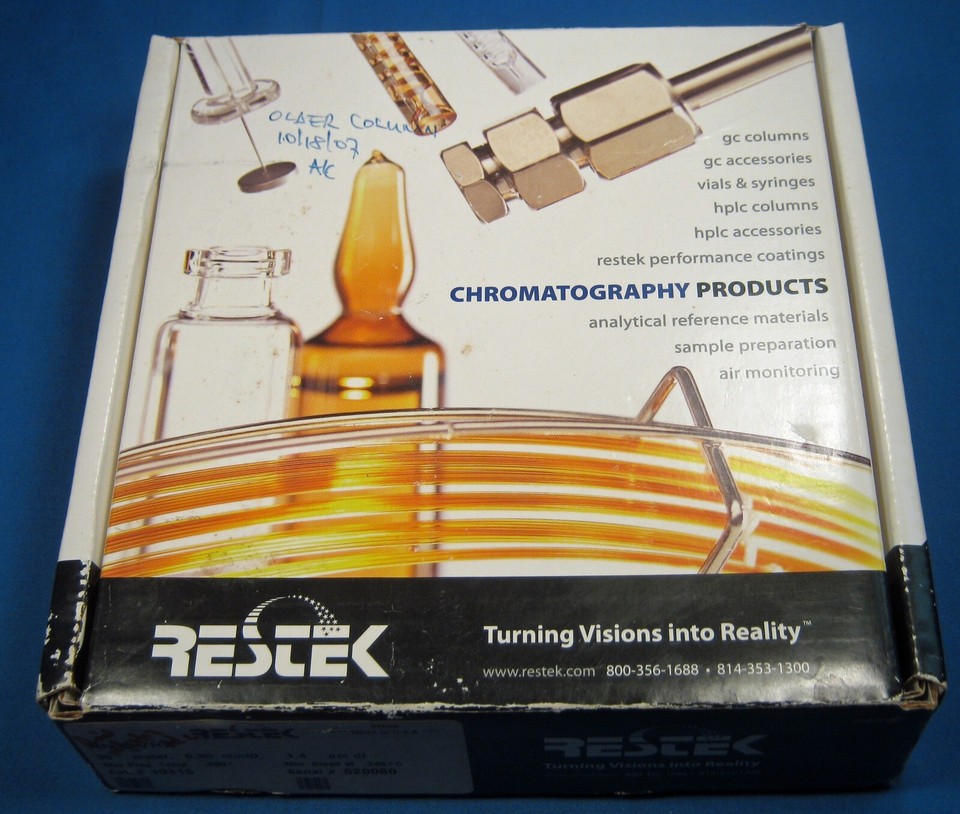 RESTEK CAPILLARY COLUMN #19315 USED??? FREE SHIPPING | eBay