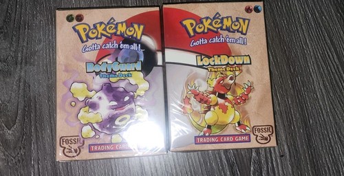 1999 Pokémon Bodyguard And Lockdown Theme Decks - Fossil - Factory ...