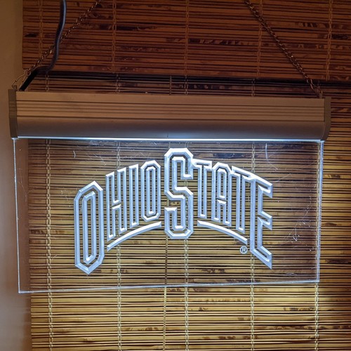 Ohio State University lighted Sign LED Hanging Sign Light Man Cave ...