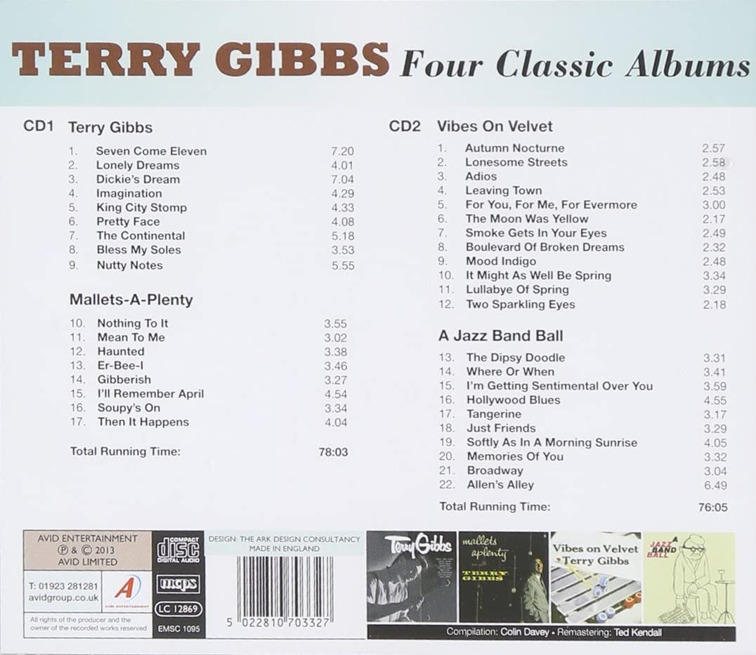 Terry Gibbs 4 Classic Albums (CD) (UK IMPORT) | eBay