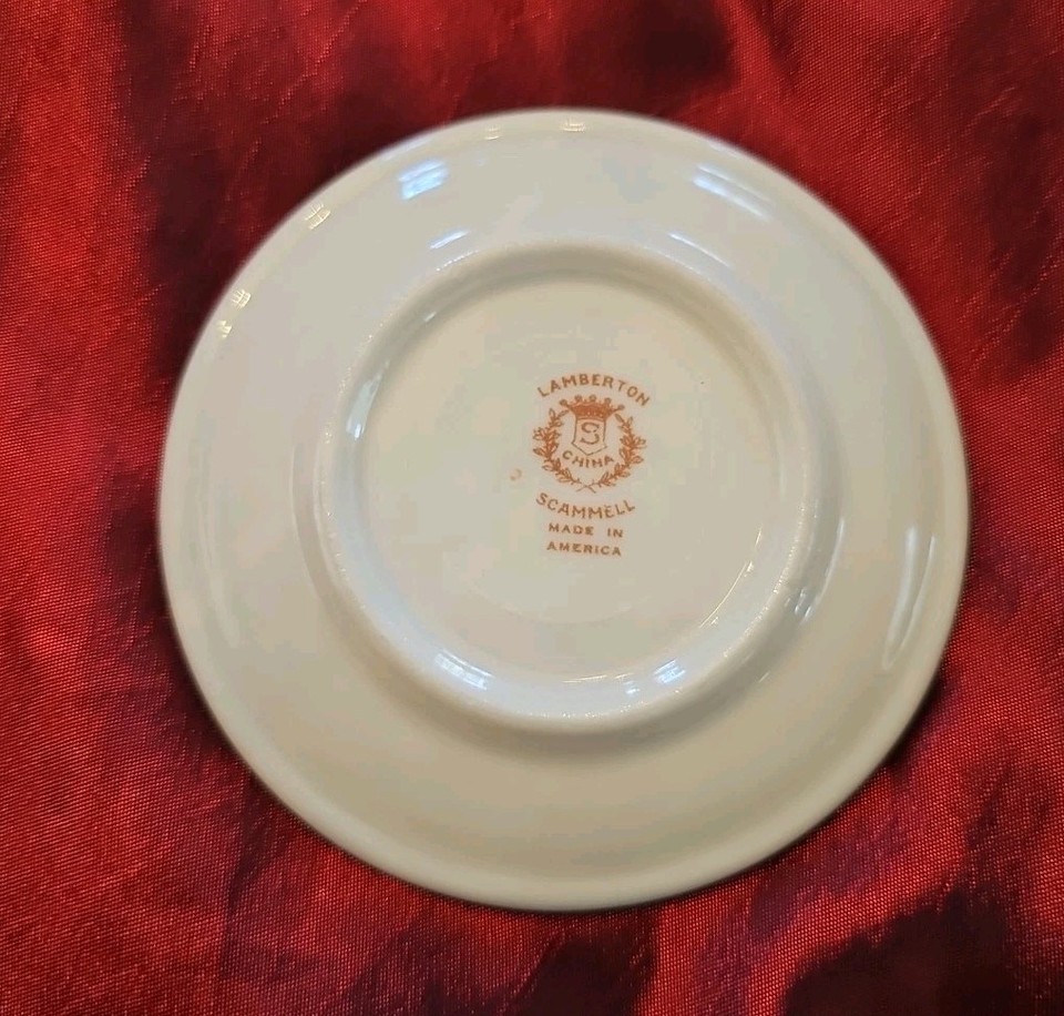 Norfolk & Western Railroad 4" Dining Car Butter Pat By Lamberton ...