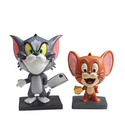 Tom & Jerry Bobblehead Combo | Cartoon Collectibles Set | Fun Desk Toys ...