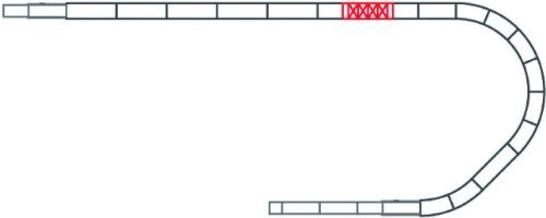 KATO N gauge V12 double-track line crossing set 20-871 model railroad ...