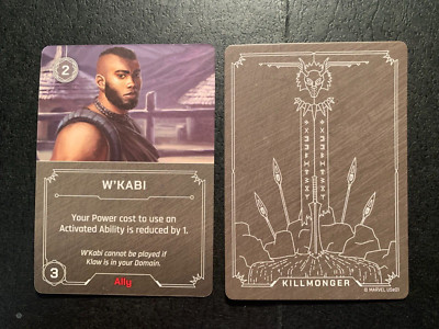MARVEL VILLAINOUS W ' KABI ALLY KILLMONGER CARD 2020 | eBay