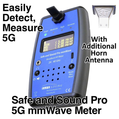 5G Meter Safe and Sound Pro 5G MMWave Meter Detect 5G Exposure With ...