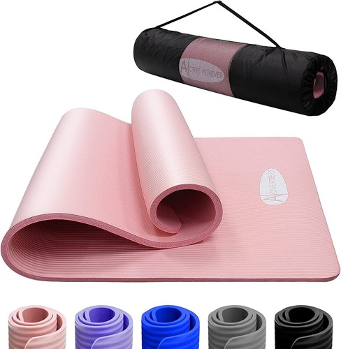 190x100 cm Super Large Yoga Mat, 15mm Super Thick NBR Foam High-Density ...