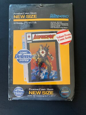 Sealed Ultra Pro Comic Sheets w/ H.A.R.D.Corps #5 Comic Defense System ...