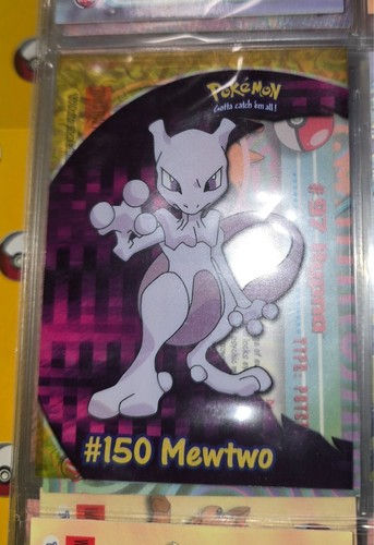MEWTWO #150 PC5 - BLUE LOGO - translucent/clear - TOPPS POKEMON CARD ...