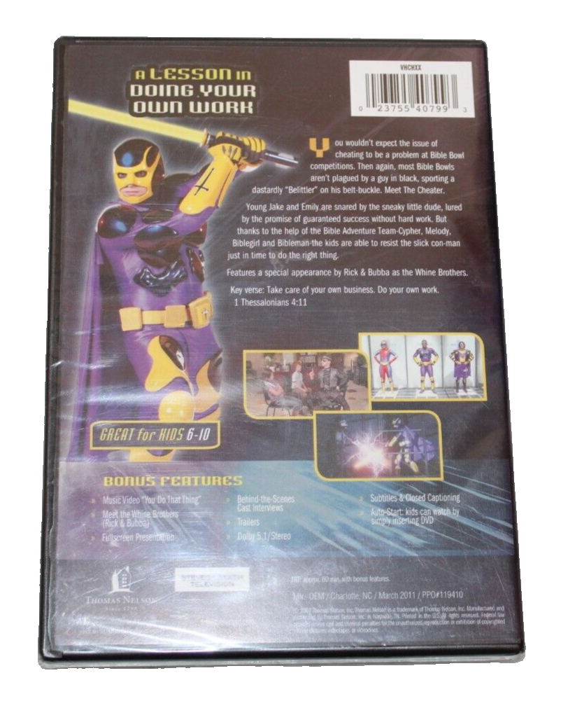 Bibleman Powersource - Crushing The Conspiracies of the Cheater (DVD ...