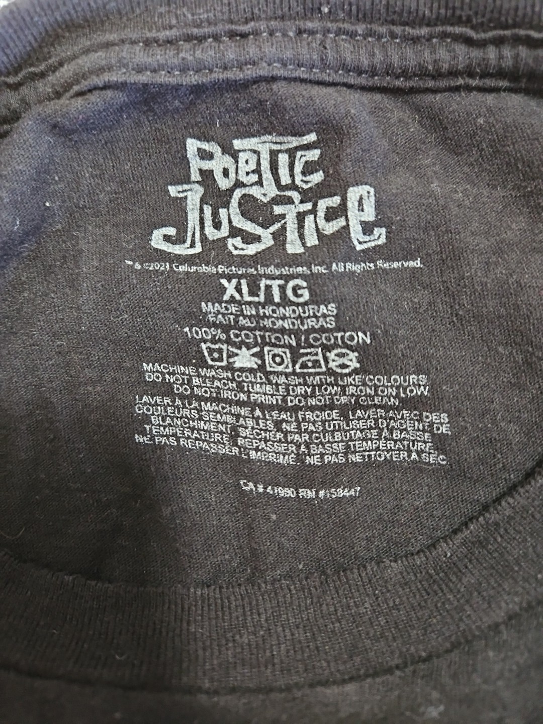 Tupac Poetic Justice 2pac XL Graphic T Shirt | eBay