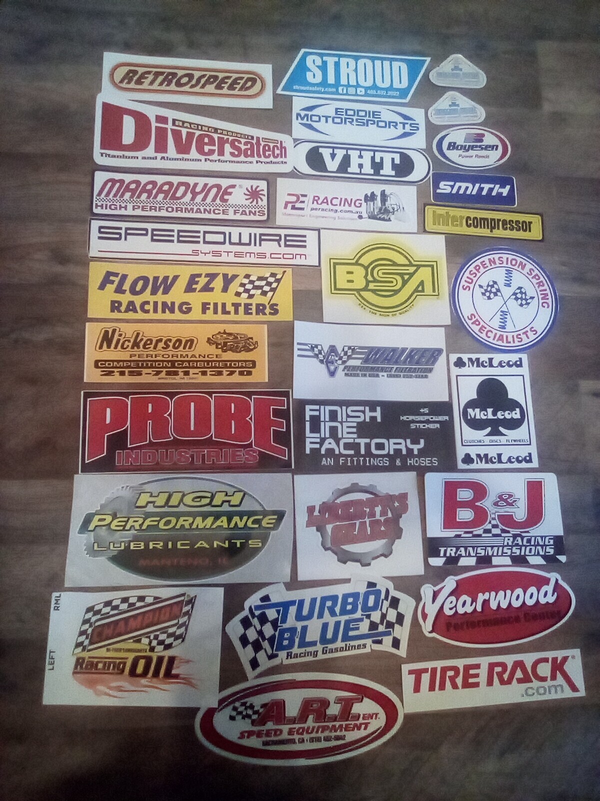 original racing decals decal lot L@@K! 29 decal lot Free shipping | eBay.de