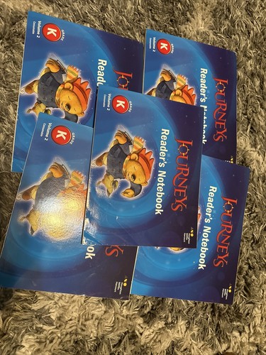 5 QTY Journeys: Reader's Notebook Volume 2 Grade K - Stationery (bc4 ...