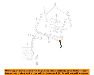 FORD OEM 92-23 E-150 Club Wagon-Pivot Arm Clip E3TZ17531A | eBay