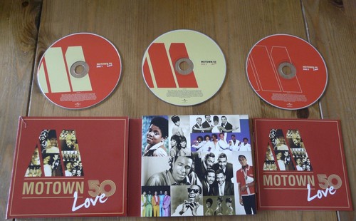 MOTOWN 50 LOVE - VARIOUS ARTISTS 3-Disc CD BoxSet *MINT* 600753237847 ...