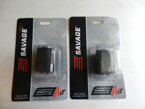 Savage A17 Factory Magazine; 2 Magazines; Holds 10 Rounds of 17 HMR ...